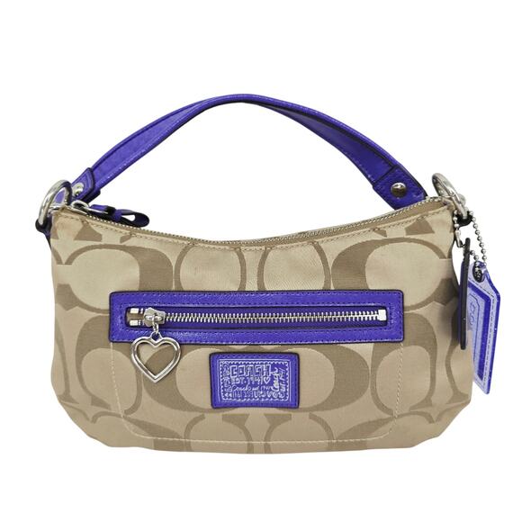 Coach | Bags | Coach Poppy Monogram Shoulder Bag Purse Small | Poshmark